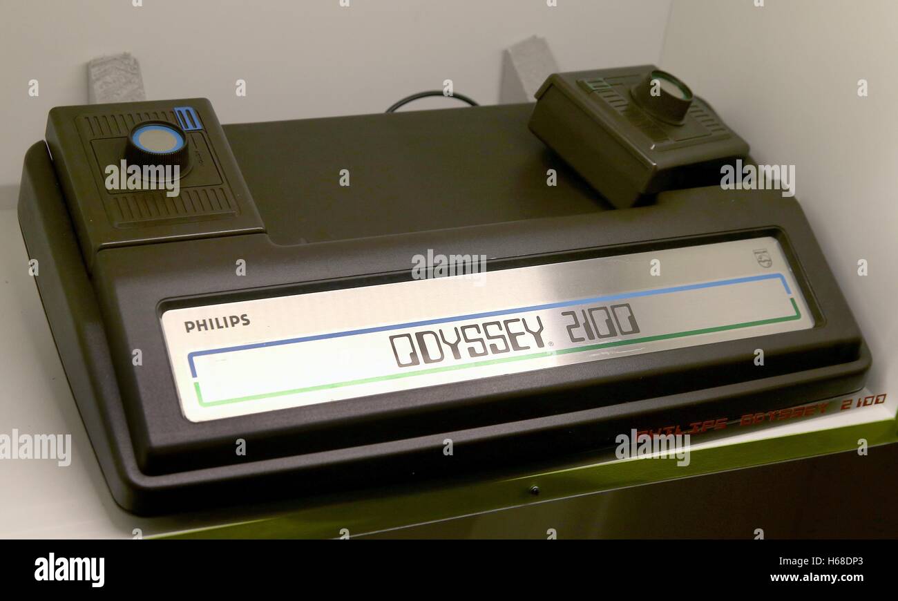 Philips Odyssey 2100 at Video game console's Museum on August 17, 2016 ...