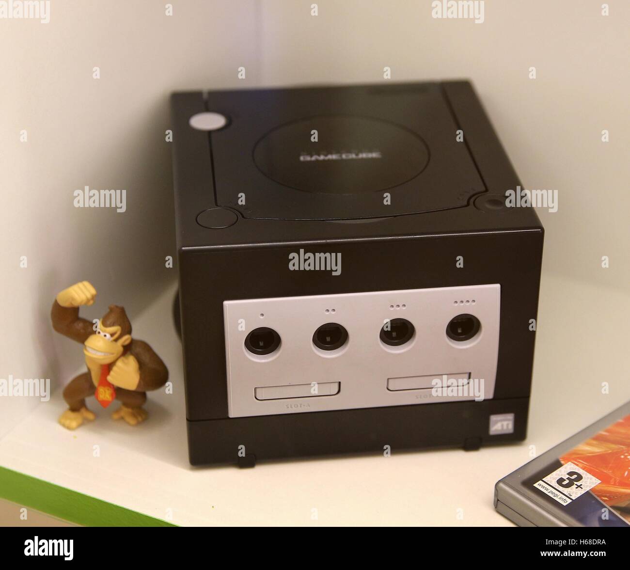 Game Cube at Video game console's Museum on August 17, 2016 in Karpacz ...