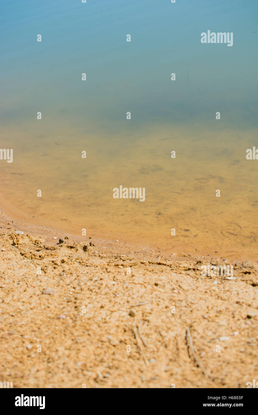 Background of dirty muddy water texture in the pond Stock Photo - Alamy