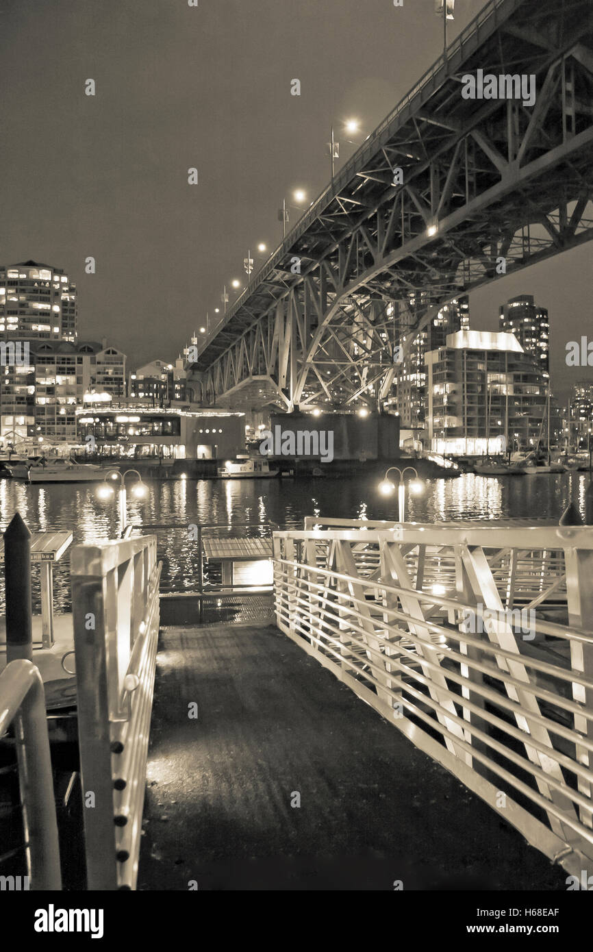 Night Vancouver Bridge Lights High Resolution Stock Photography and ...