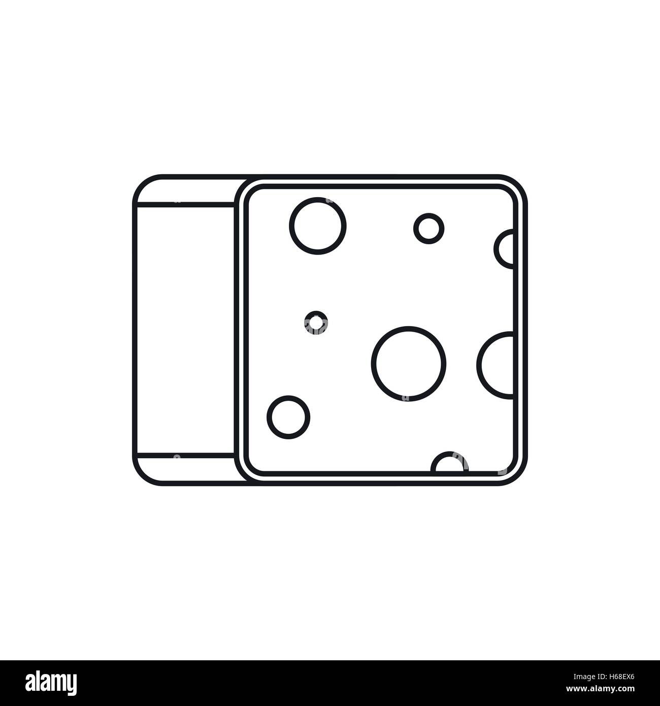 Swiss cheese block Black and White Stock Photos & Images - Alamy