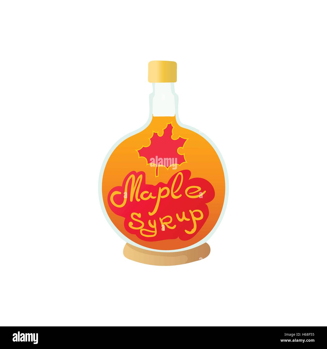 Maple syrup icon, cartoon style Stock Vector Image & Art - Alamy