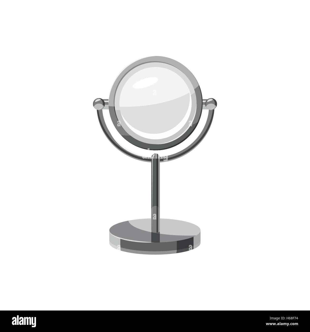 Round mirror icon, cartoon style Stock Vector Image & Art - Alamy