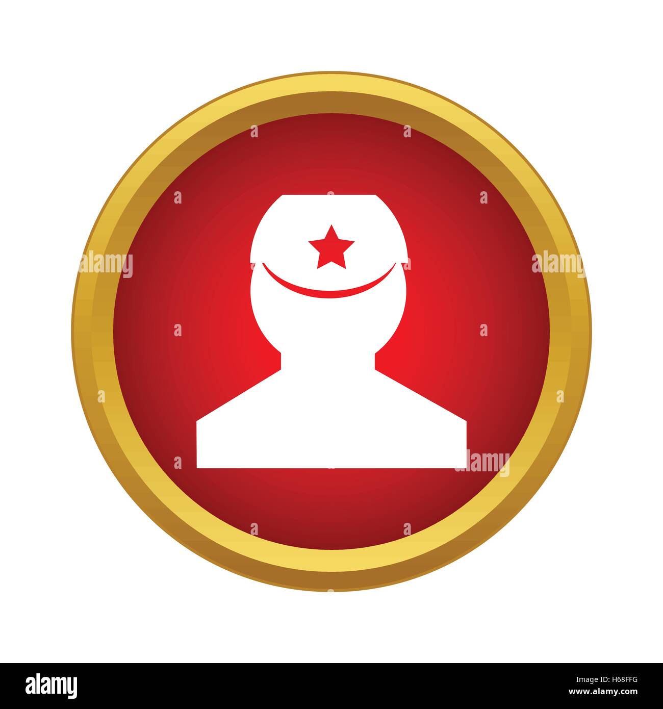 Soldier icon in simple style Stock Vector Image & Art - Alamy