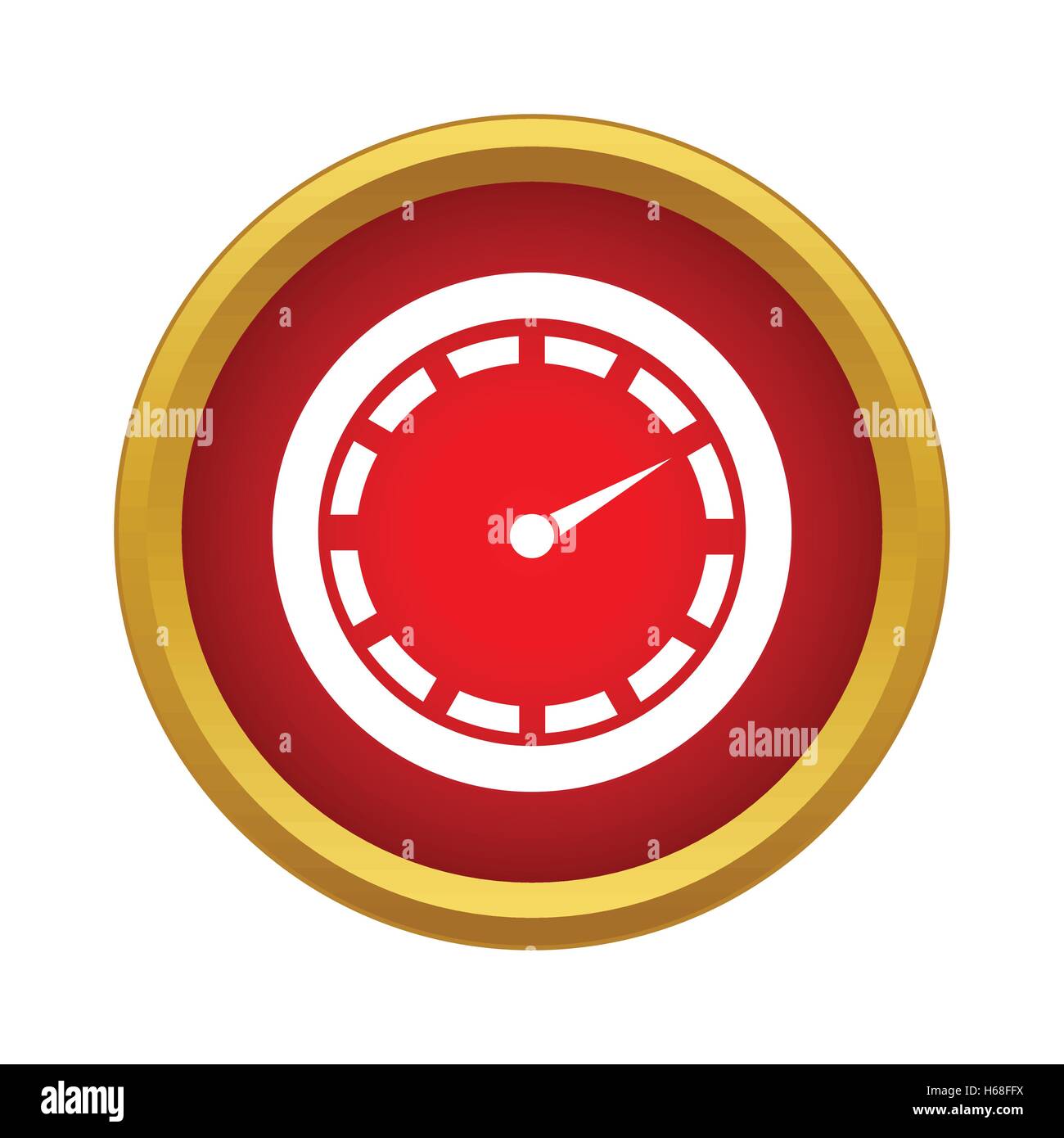 Speedometer icon in simple style Stock Vector Image & Art - Alamy