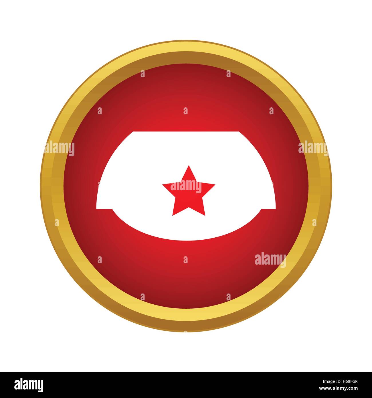 Simple gold cap Cut Out Stock Images & Pictures - Alamy