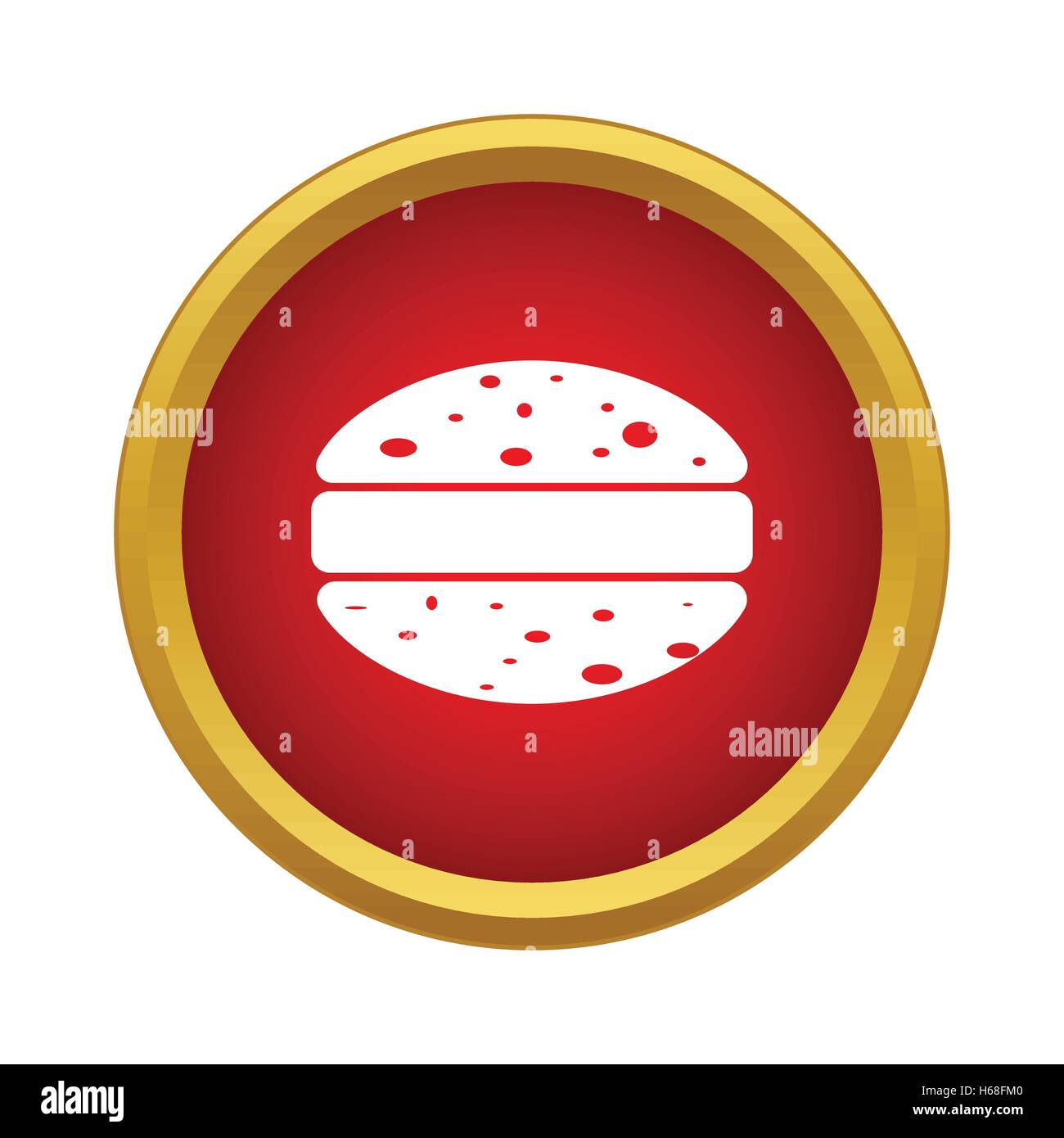 Hamburger icon in simple style Stock Vector Image & Art - Alamy