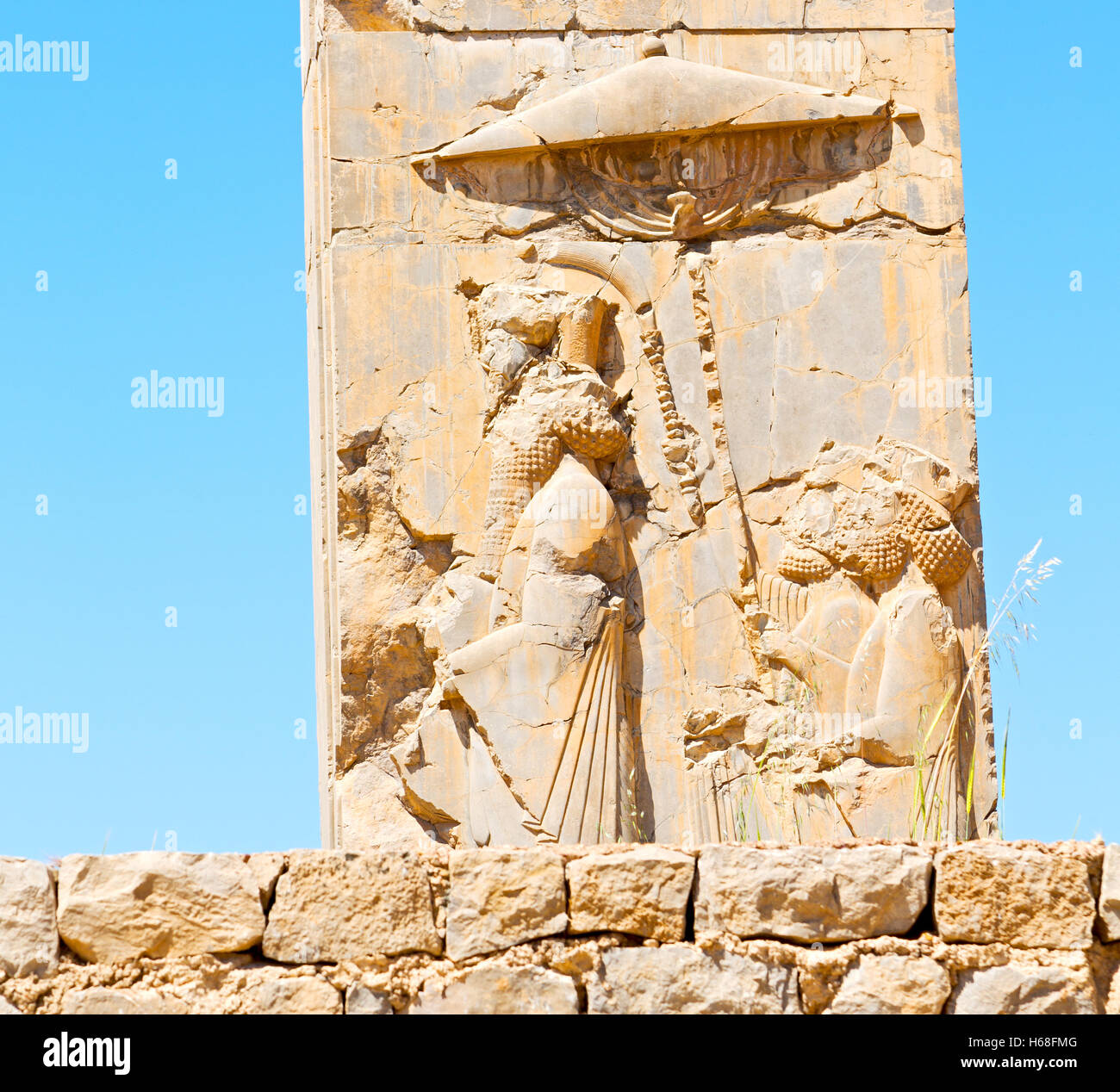 blur in iran persepolis the old ruins historical destination monuments ...