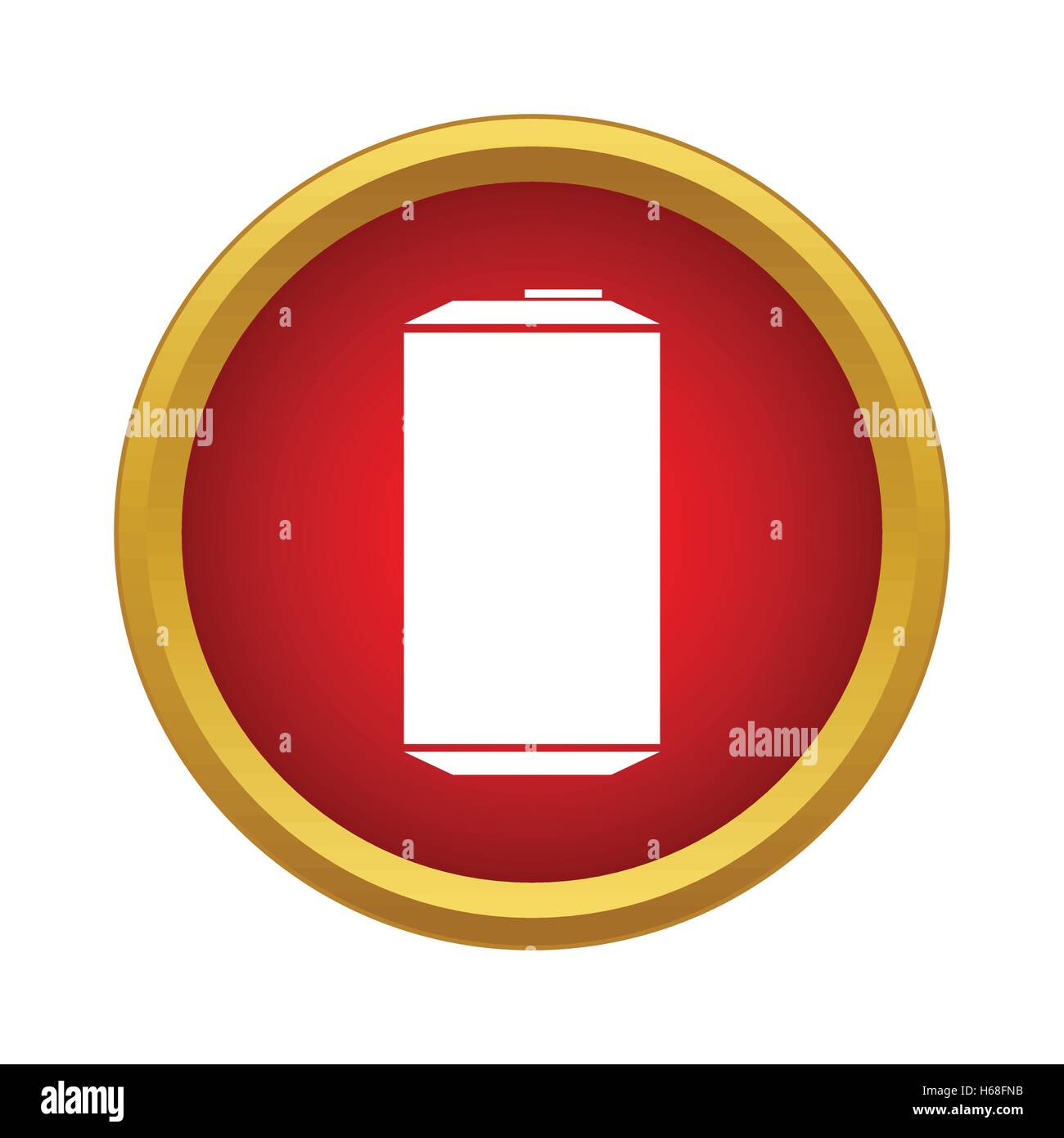 Aluminum can icon in simple style Stock Vector Image & Art - Alamy