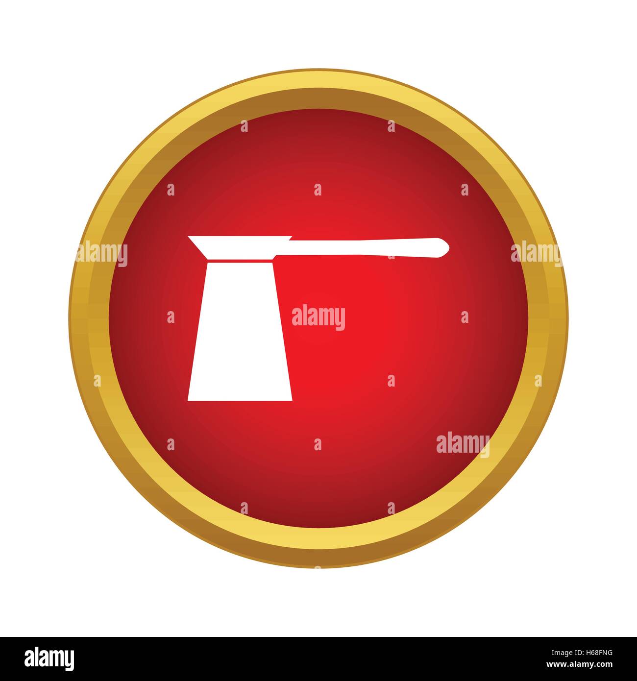 Turkish coffee in cezve Cut Out Stock Images & Pictures - Alamy