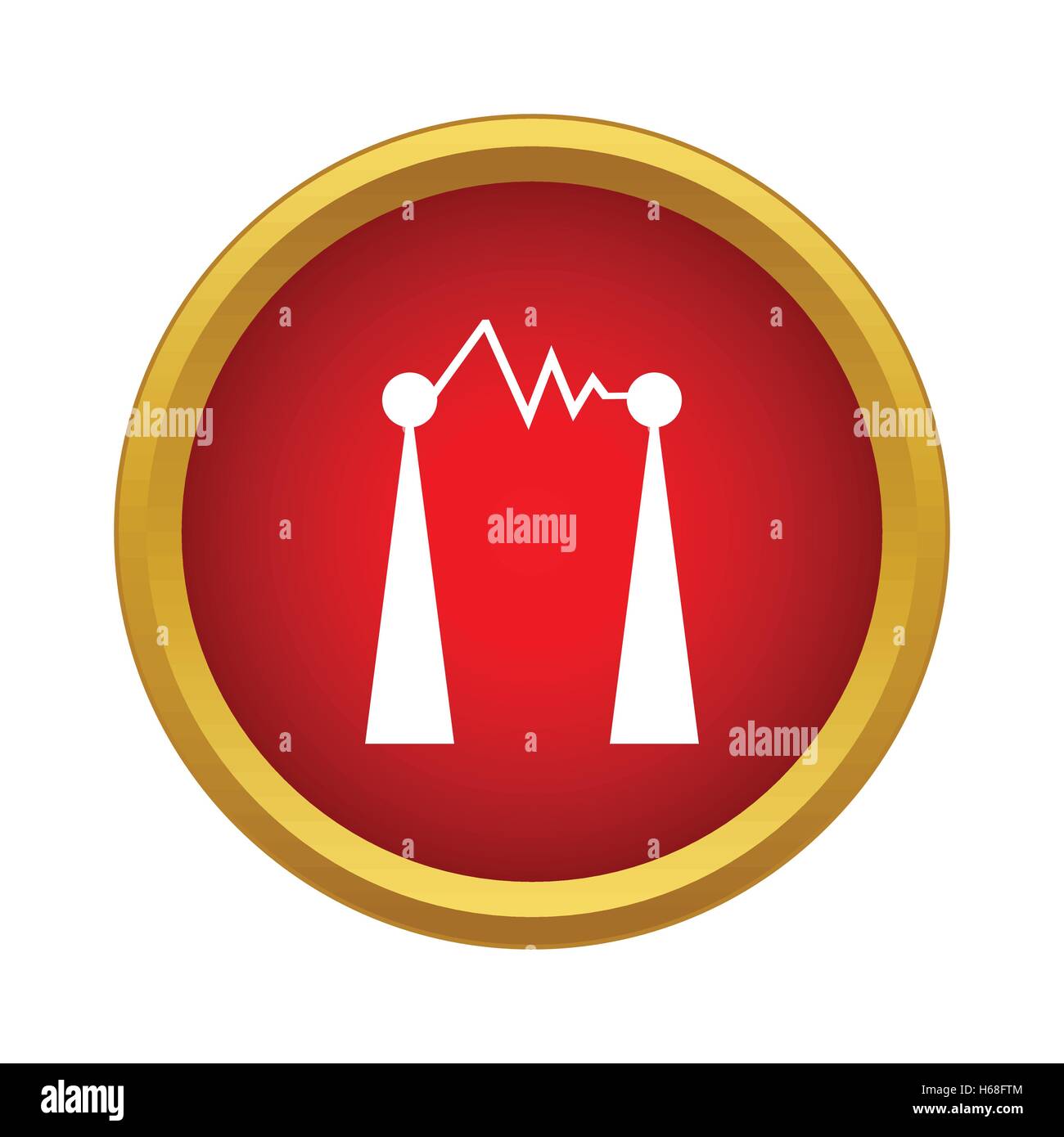 Electrical towers icon, simple style Stock Vector Image & Art - Alamy