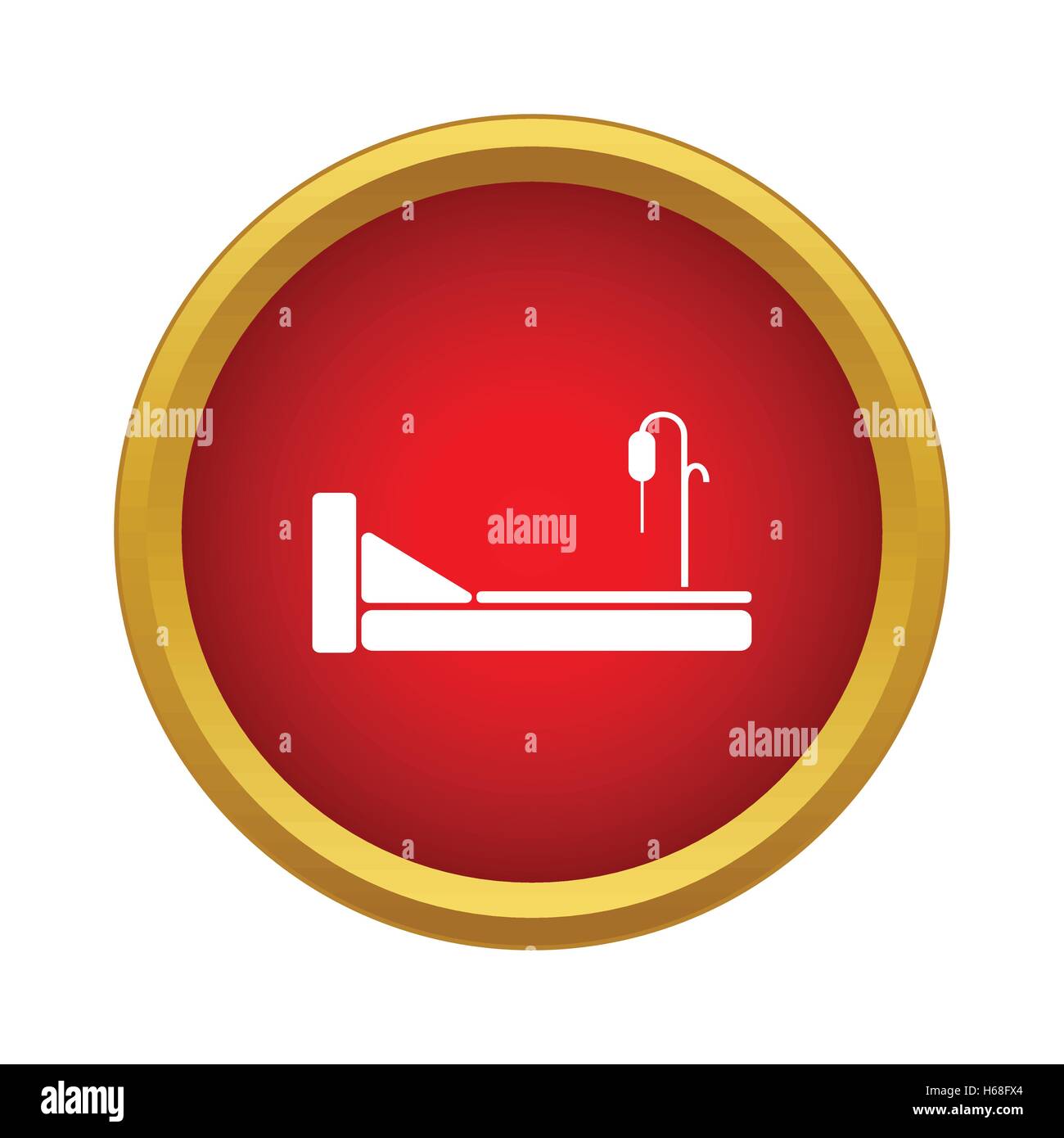 Hospital bed icon, simple style Stock Vector Image & Art - Alamy
