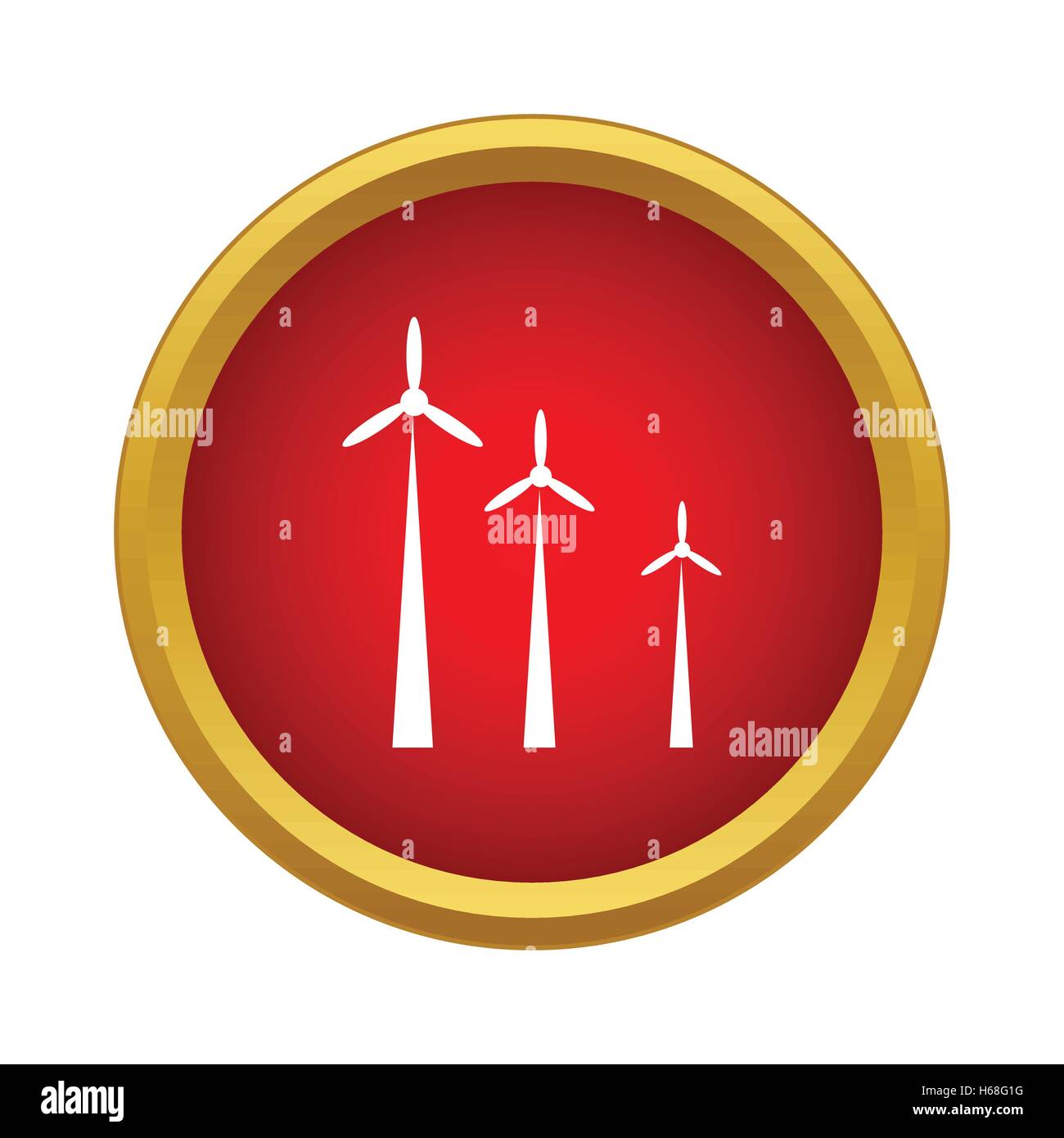 Windmills icon, simple style Stock Vector Image & Art - Alamy