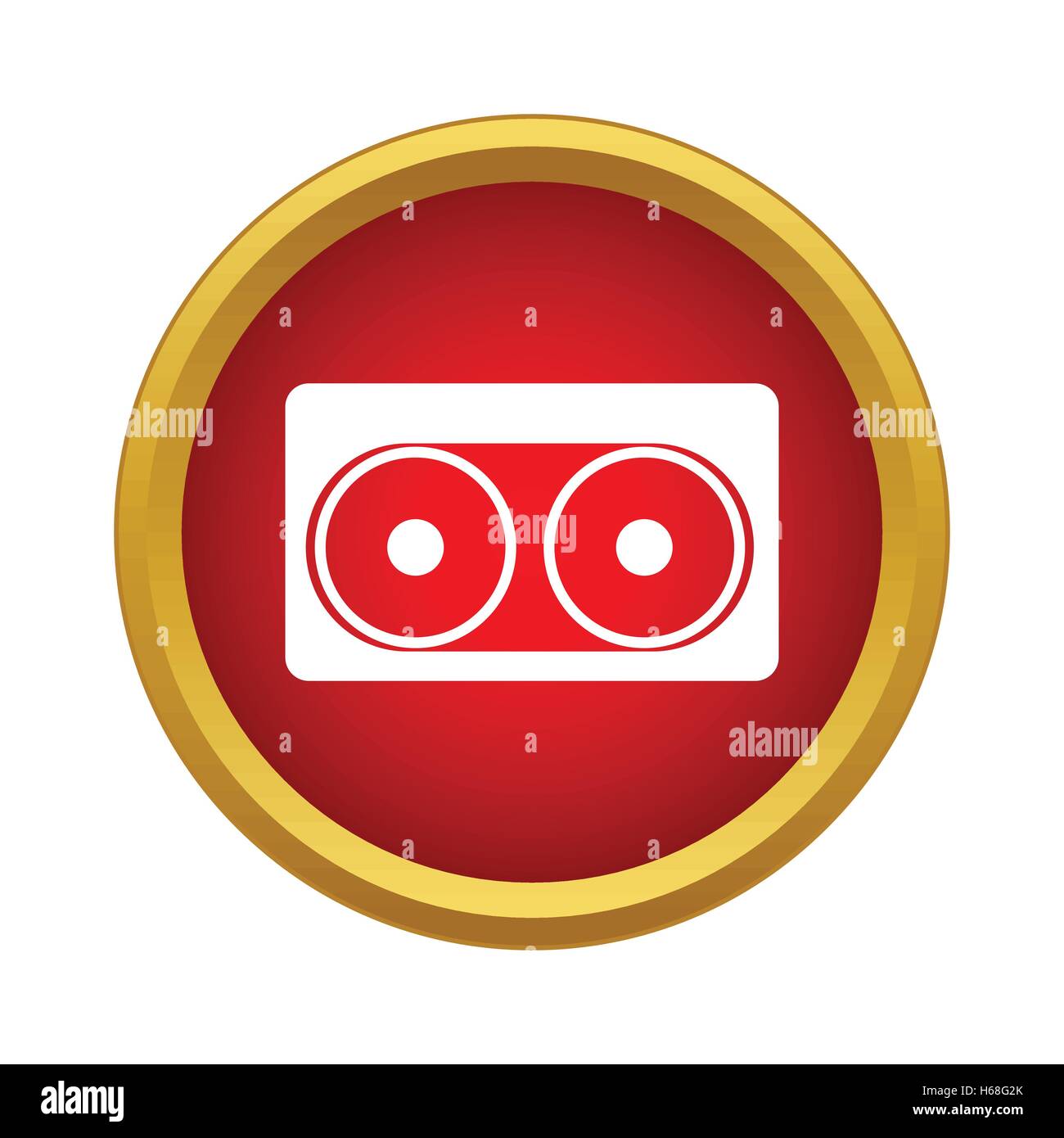 Audio cassette icon, simple style Stock Vector Image & Art - Alamy