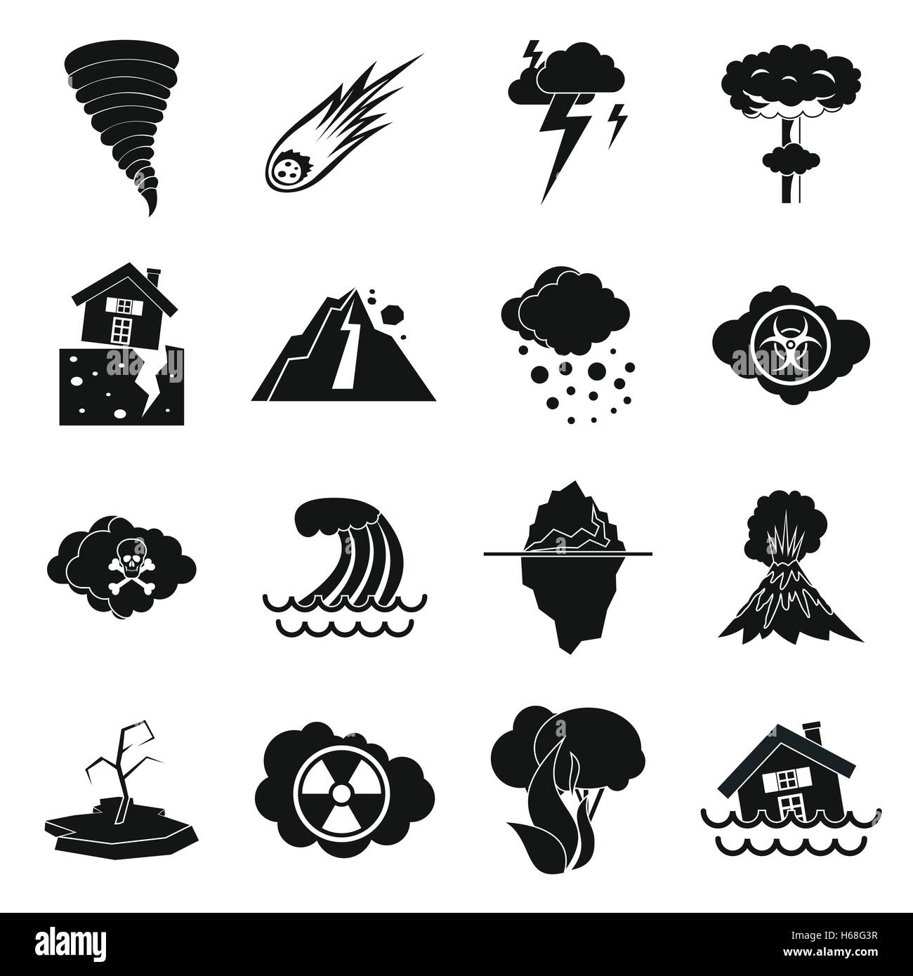 Natural disaster icons set, simple ctyle Stock Vector Image & Art - Alamy Natural disaster icons set, simple ctyle Stock Vector Image & Art - Alamy