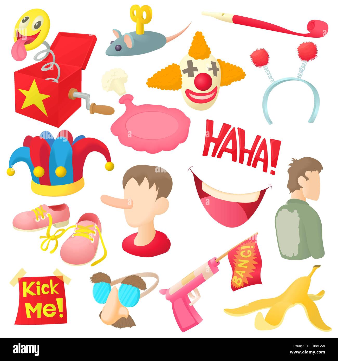 Cartoon surprised man bubble hi-res stock photography and images - Alamy