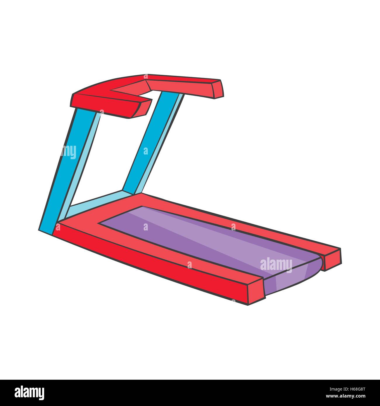 Professional treadmill icon, cartoon style Stock Vector Image & Art - Alamy