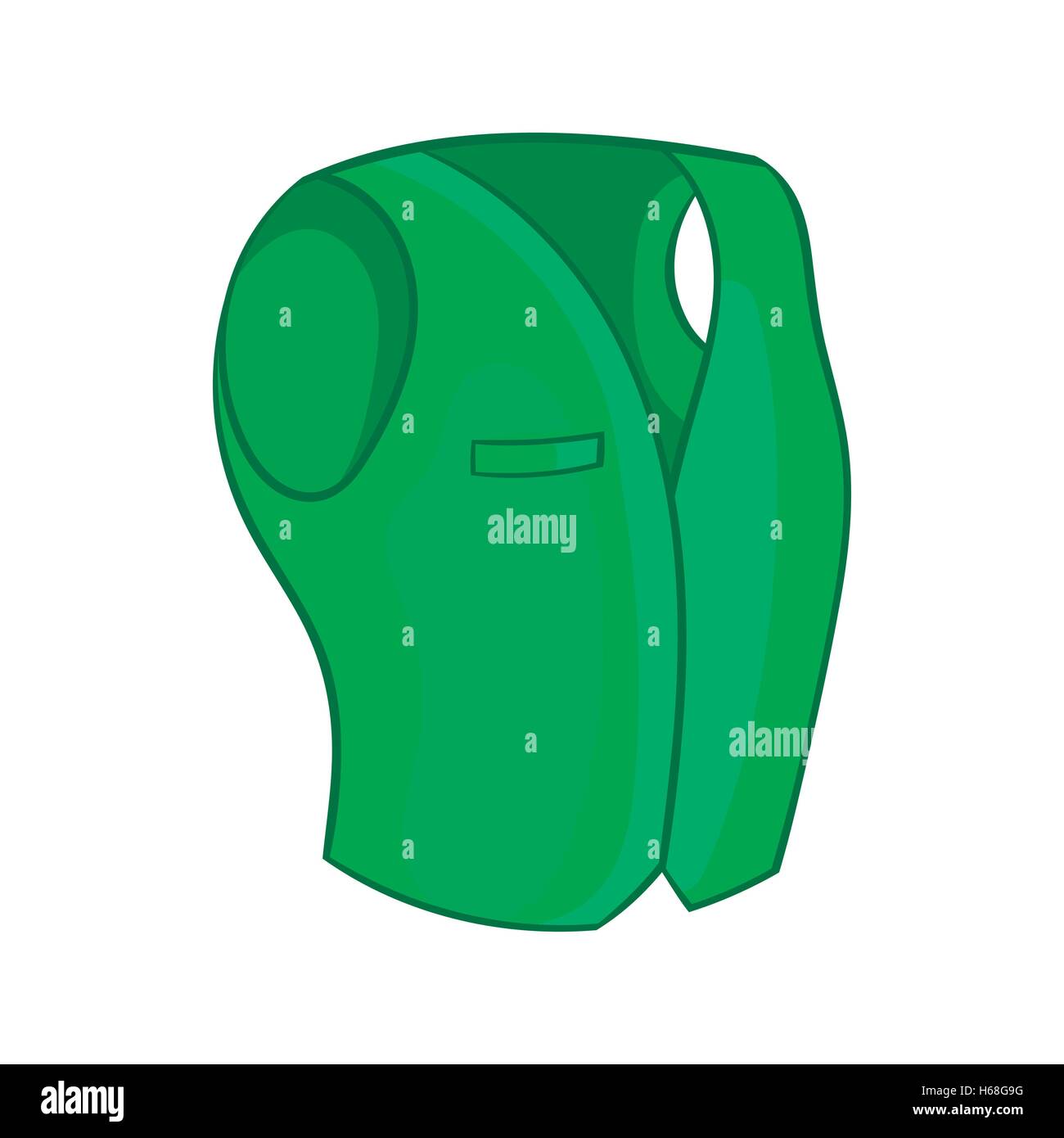 Mens classic vest icon, cartoon style Stock Vector Image & Art - Alamy