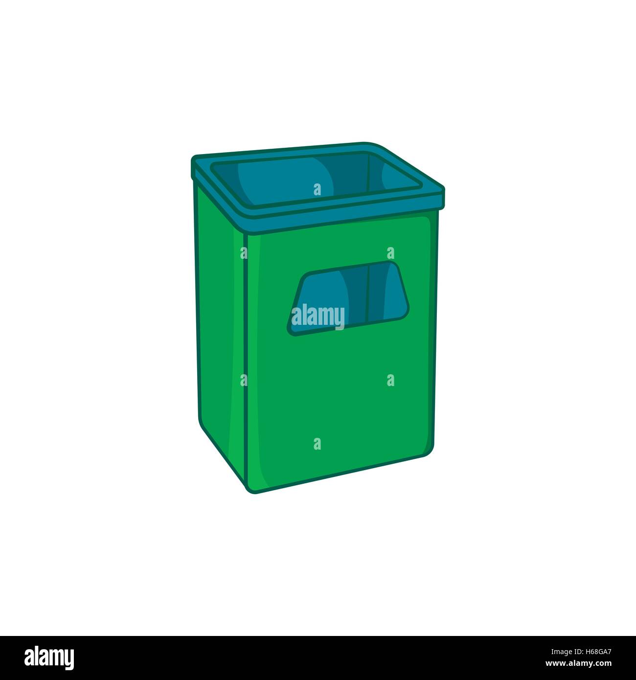 Street dustbin icon, cartoon style Stock Vector Image & Art - Alamy