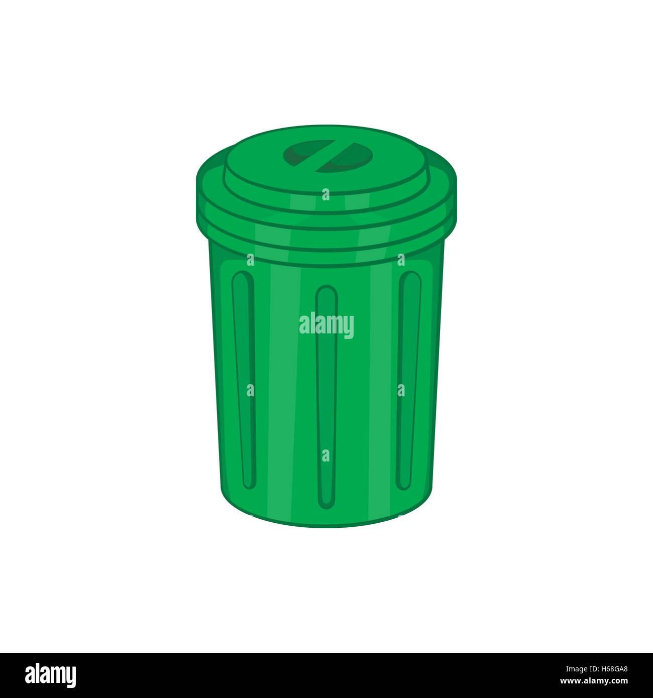 Trash can icon, cartoon style Stock Vector Image & Art - Alamy