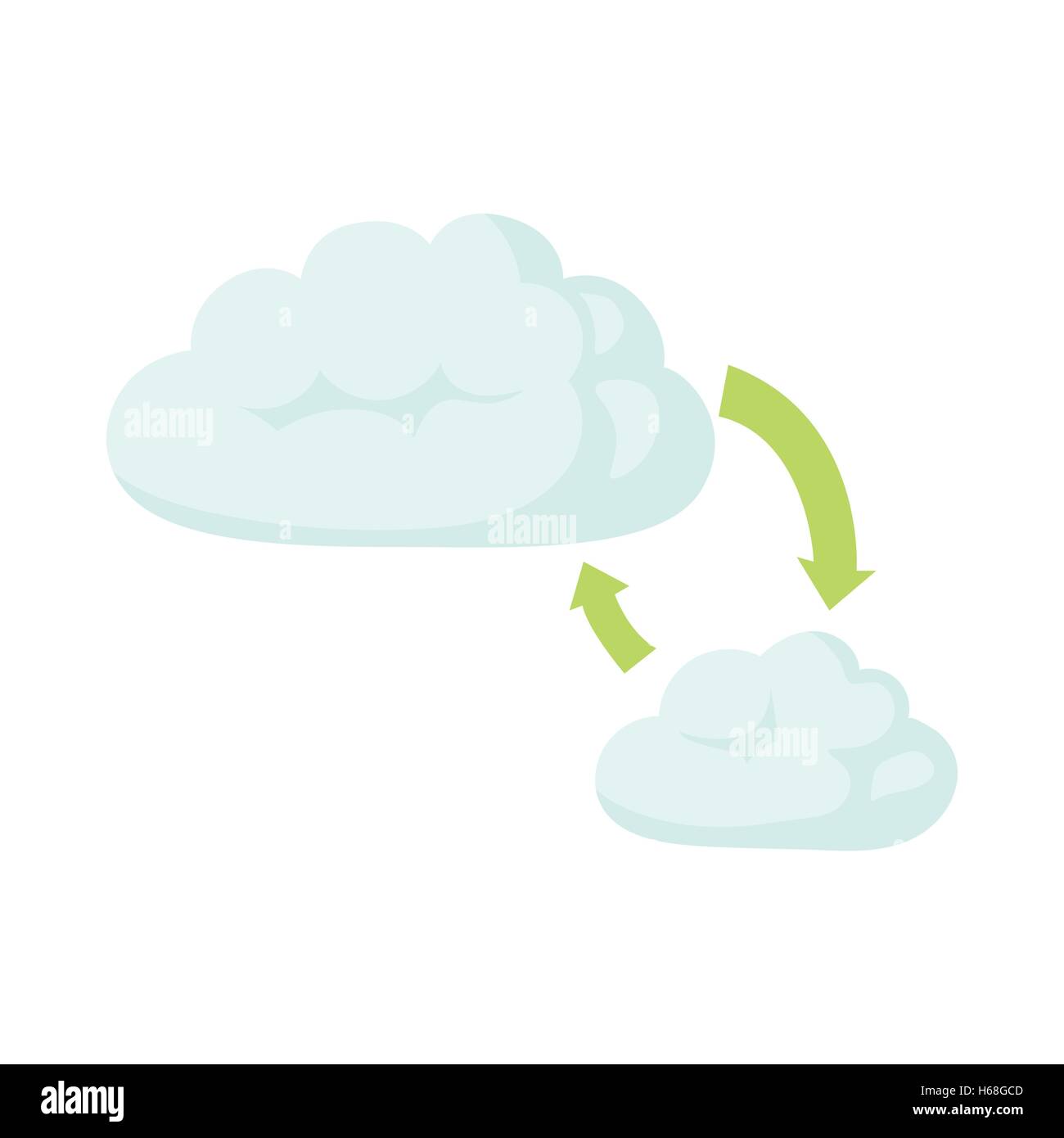 Cloud sync refresh icon, cartoon style Stock Vector Image & Art - Alamy