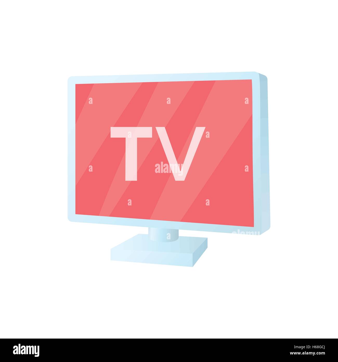 TV screen icon in cartoon style Stock Vector Image & Art - Alamy