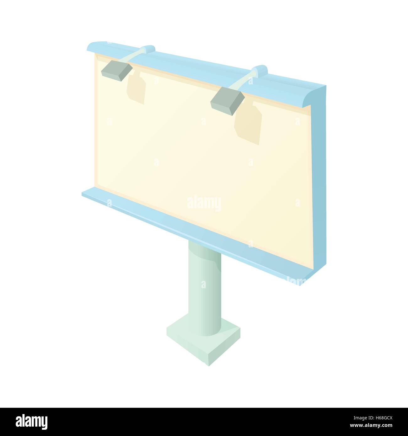 Billboard icon in cartoon style Stock Vector Image & Art - Alamy