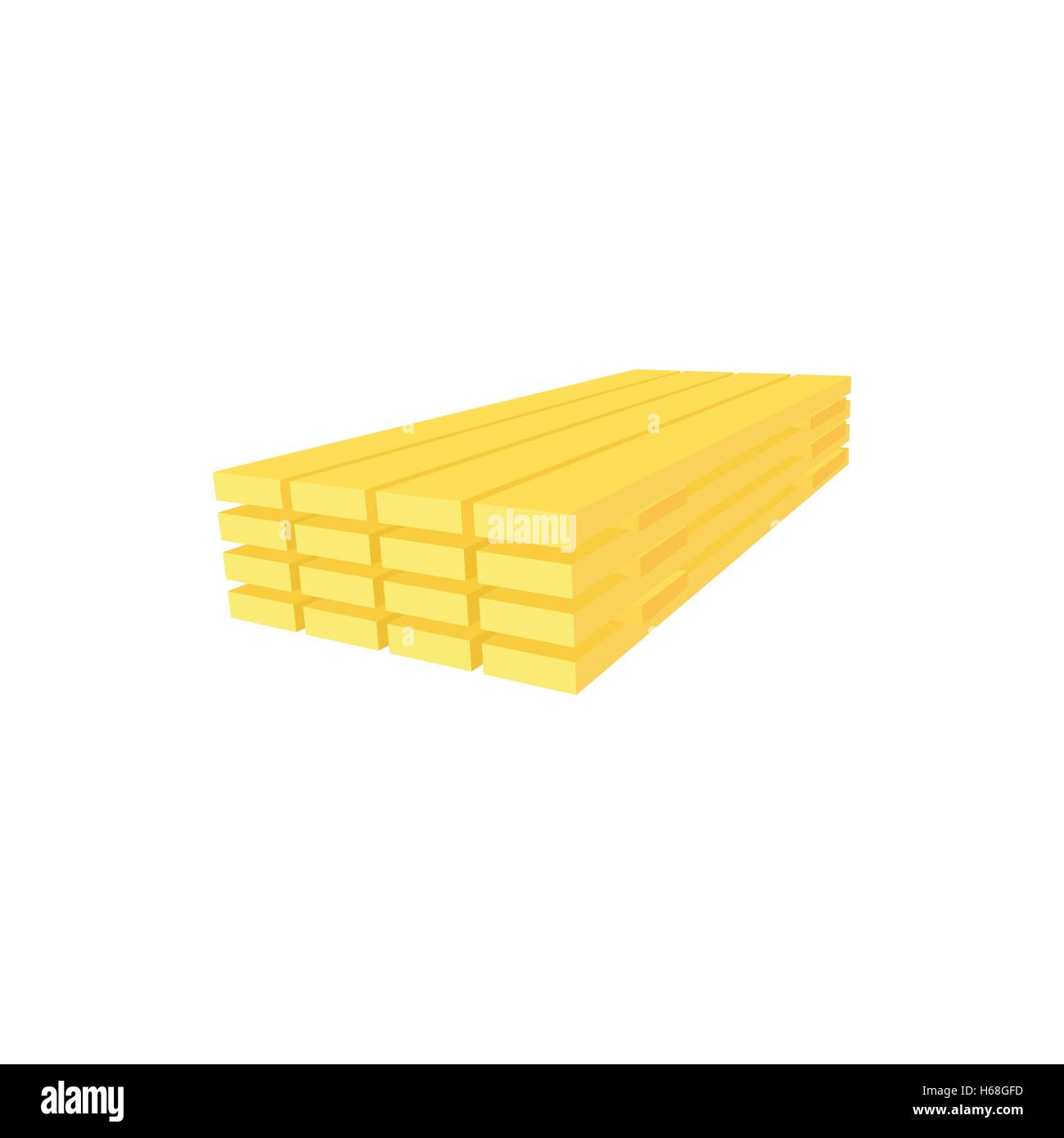 Wood planks icon in cartoon style Stock Vector Image & Art - Alamy