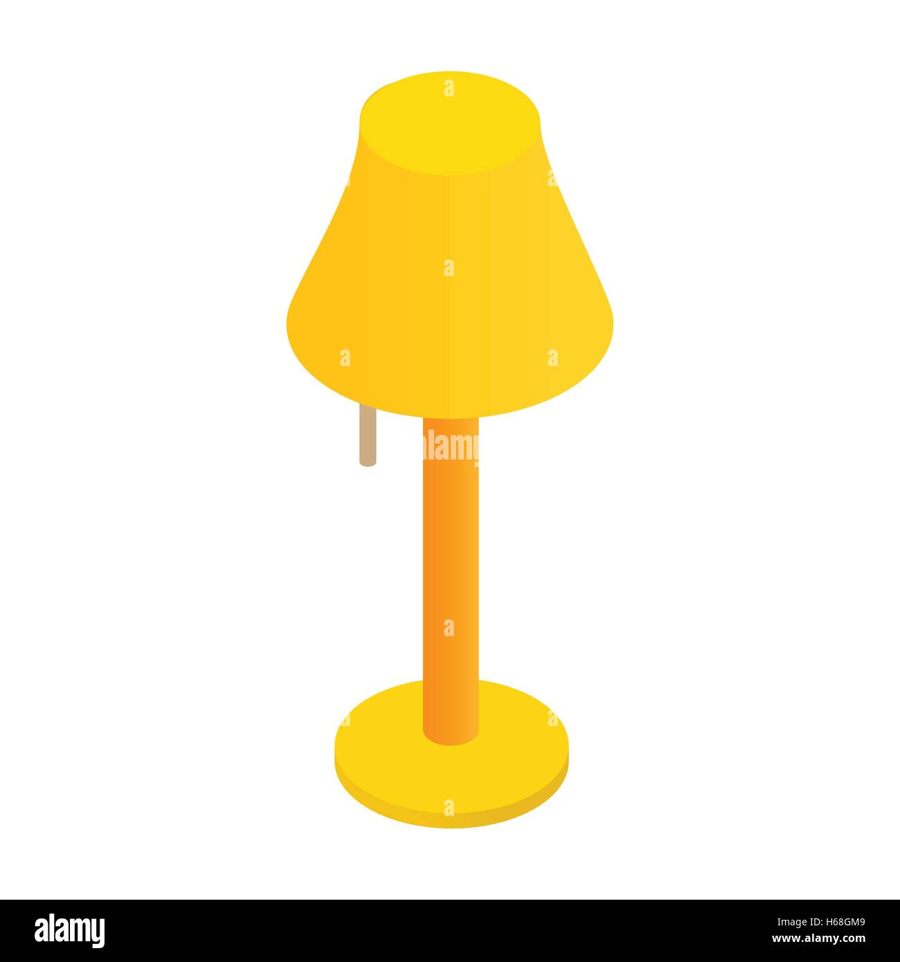 Floor lamp isometric 3d icon Stock Vector Image & Art - Alamy
