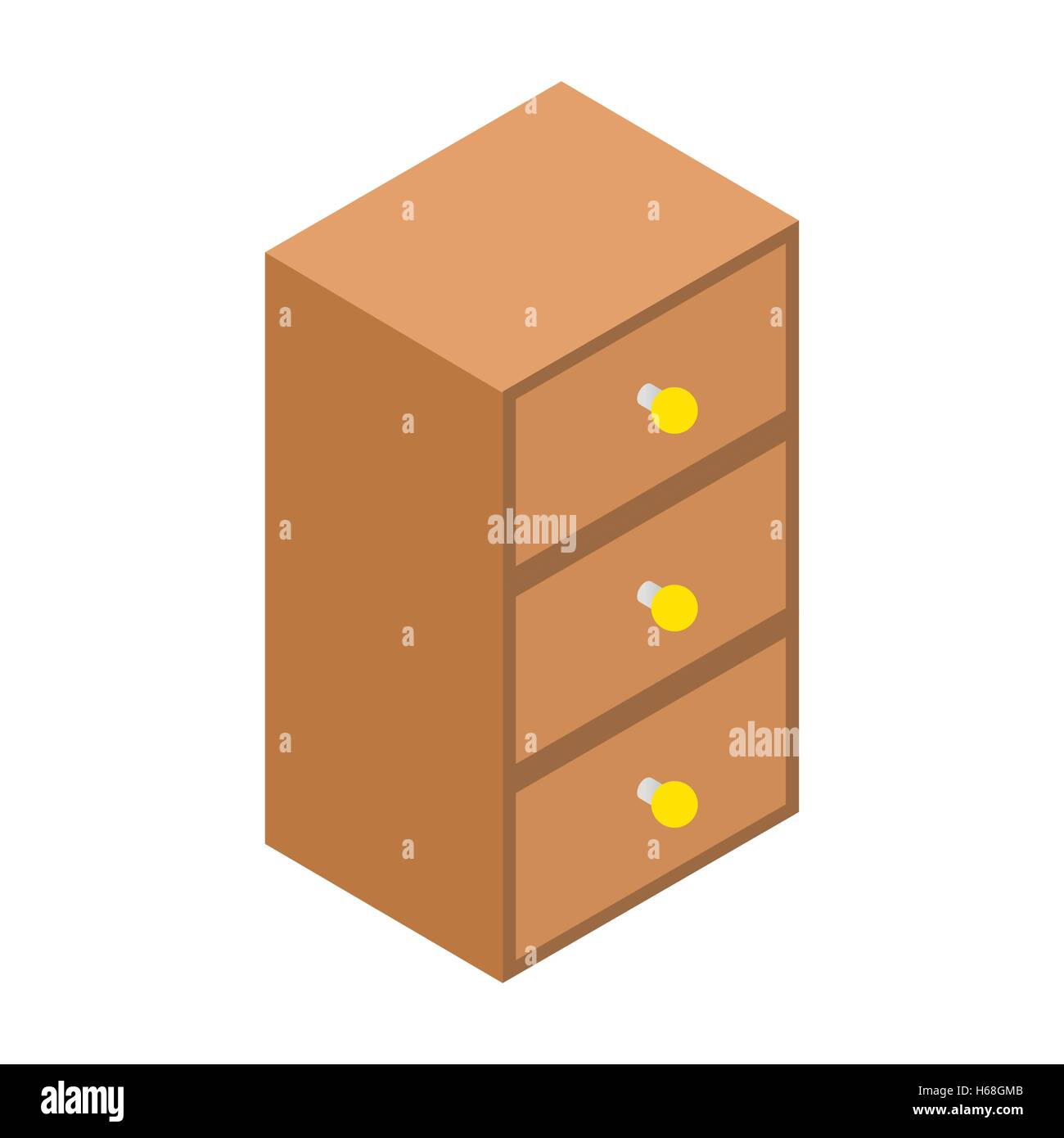 Chest of drawers isometric 3d icon Stock Vector Image & Art - Alamy