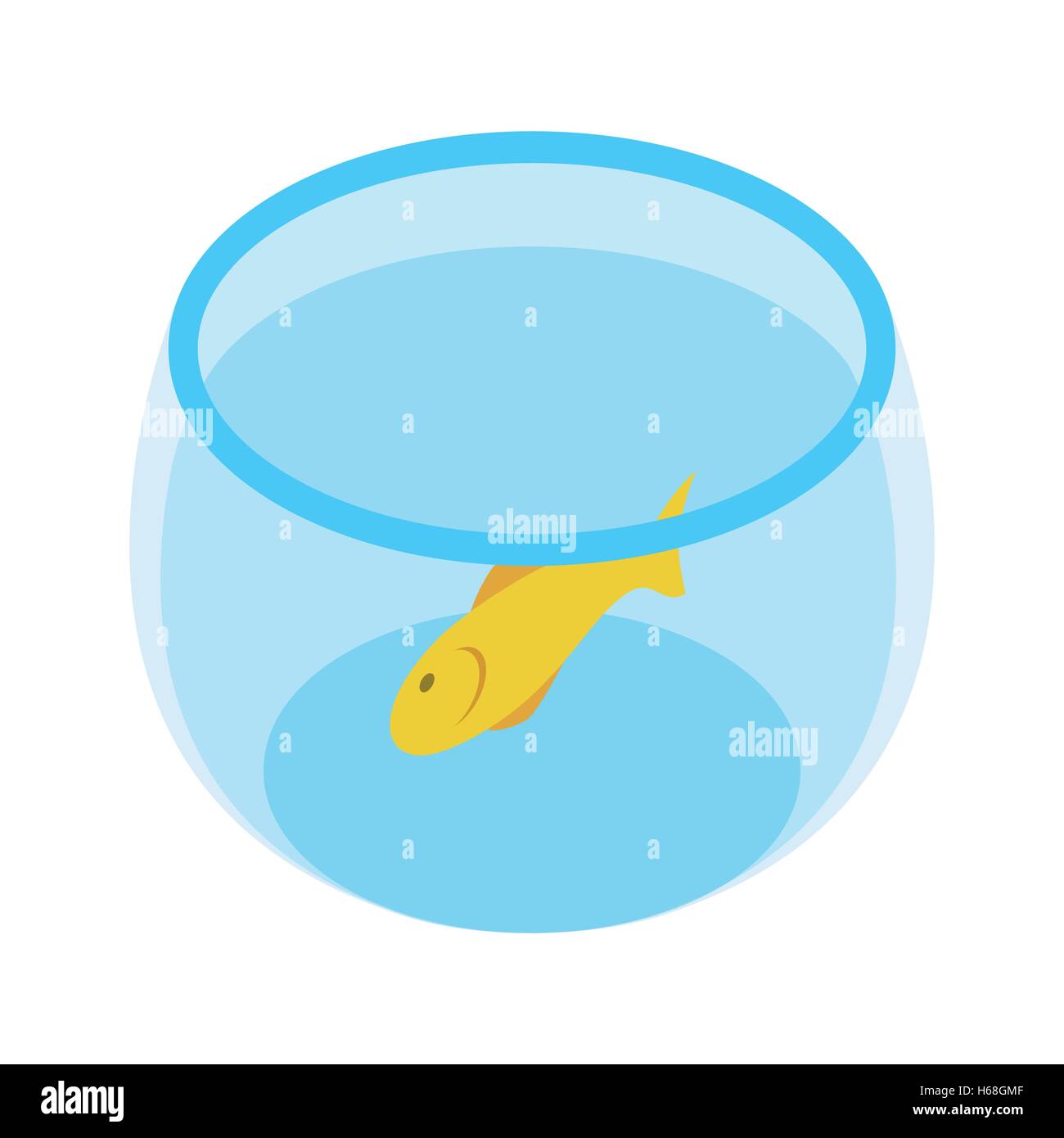 Aquarium with goldfish isometric 3d icon Stock Vector Image & Art - Alamy