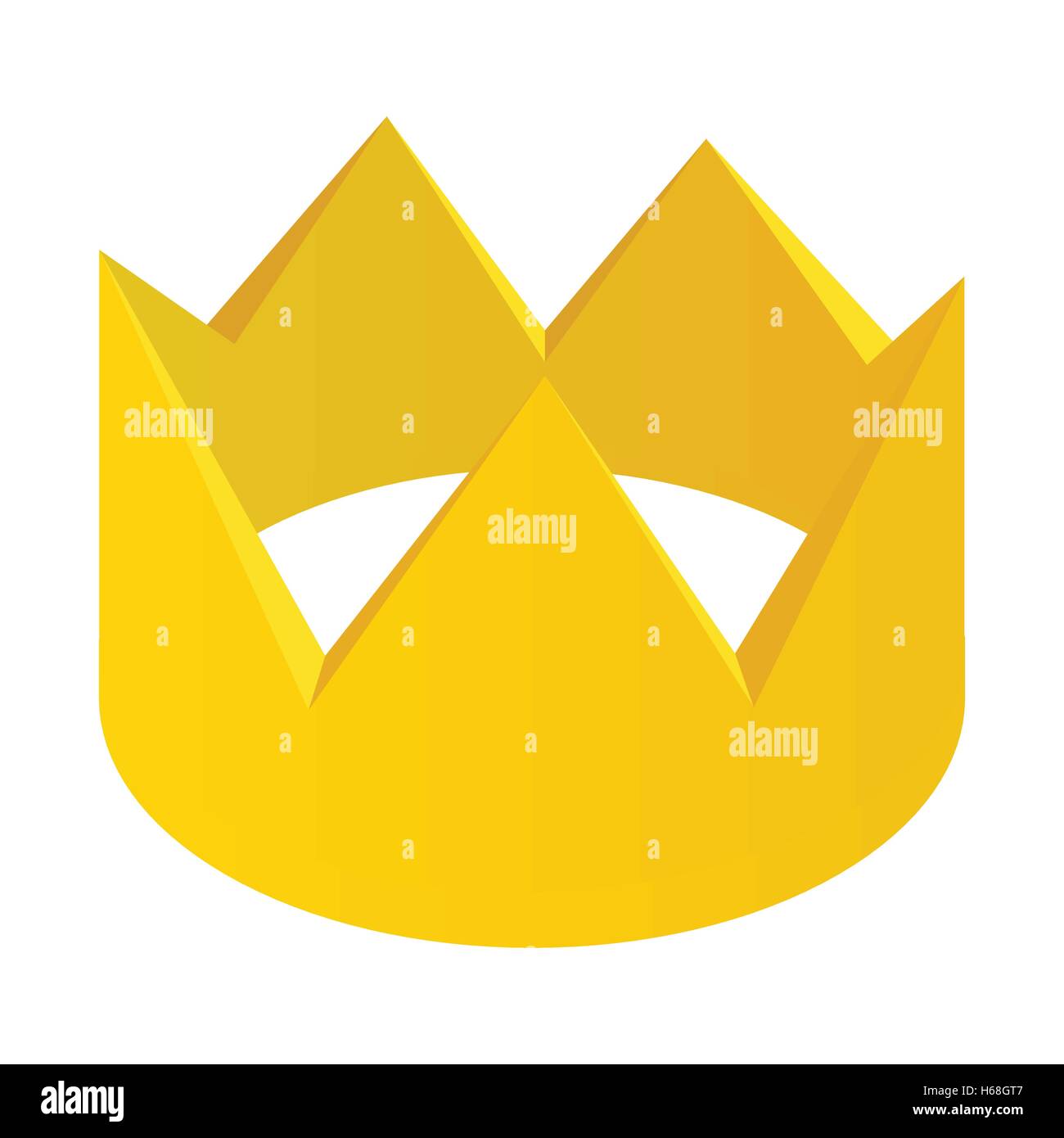 Gold crown isometric 3d icon Stock Vector Image & Art - Alamy