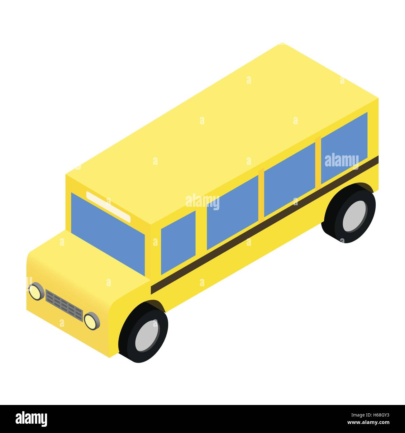 Aerial view school bus hi-res stock photography and images - Alamy
