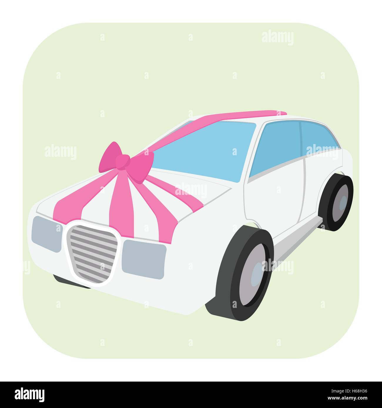Wedding car cartoon icon Stock Vector Image & Art - Alamy