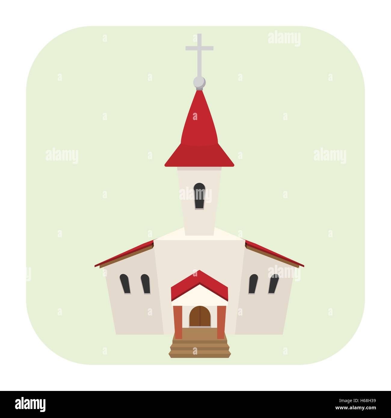 Church cartoon icon Stock Vector Image & Art - Alamy