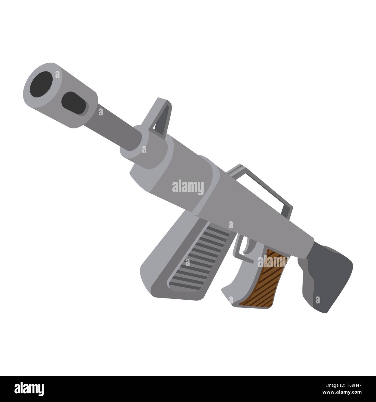 Automatic rifle cartoon icon Stock Vector Image & Art - Alamy