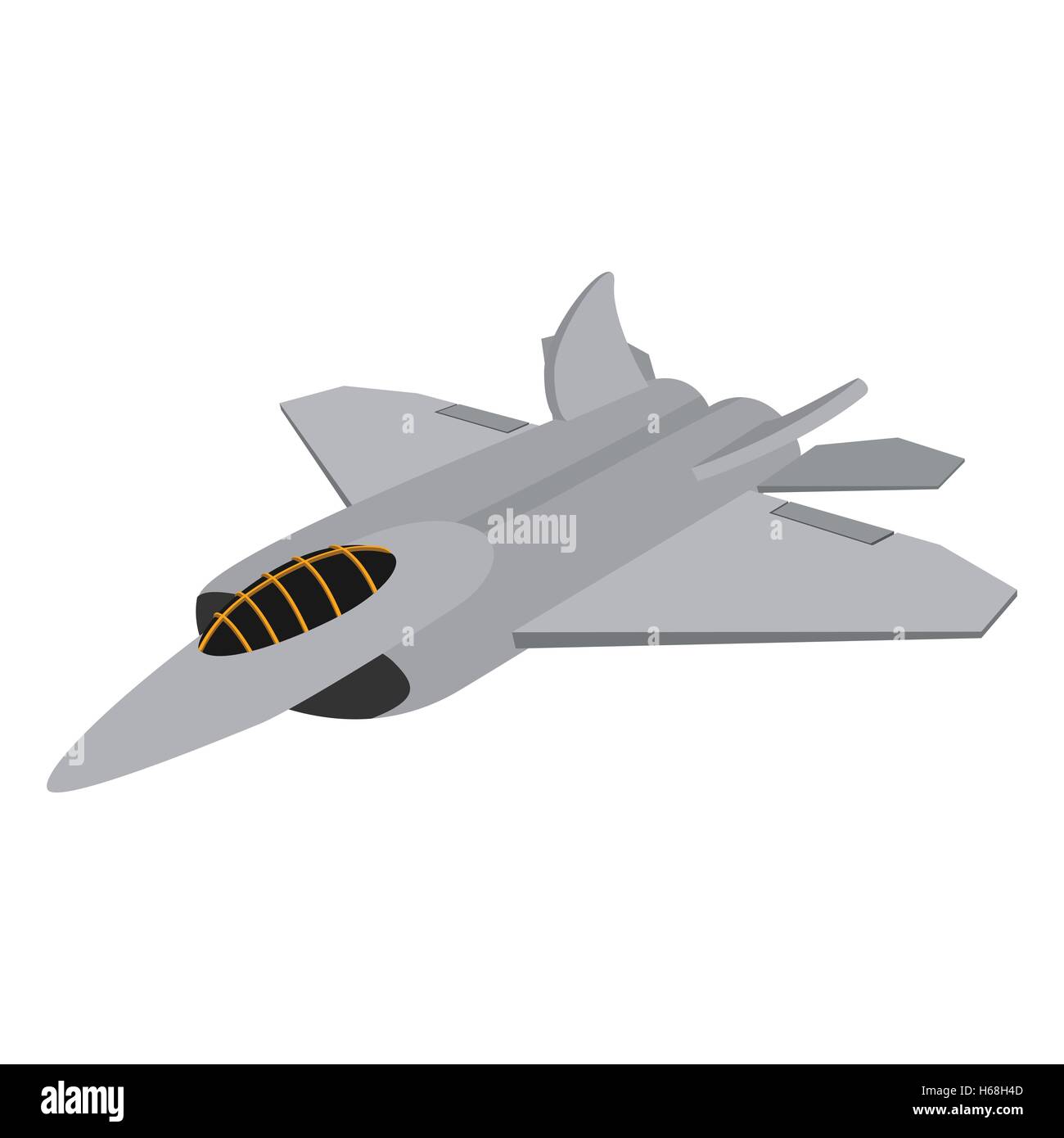 Military aircraft cartoon icon Stock Vector Image & Art - Alamy