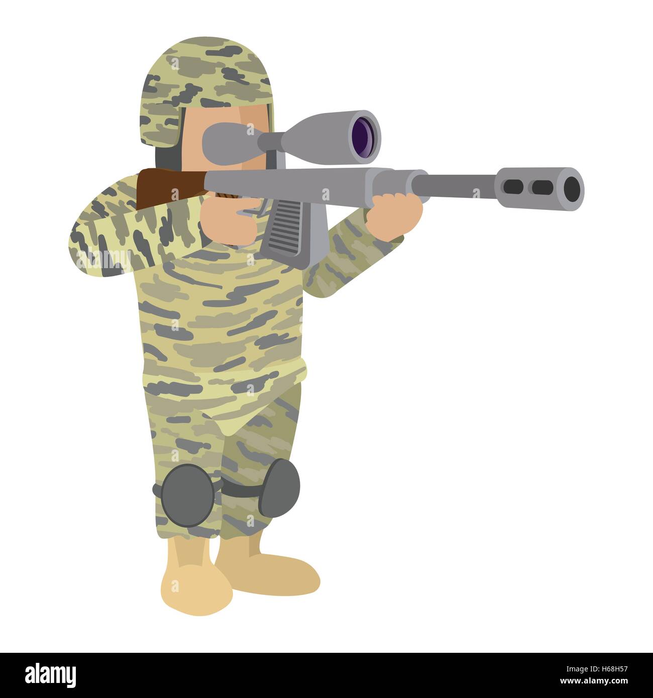 Soldier weaponry Stock Vector Images - Alamy