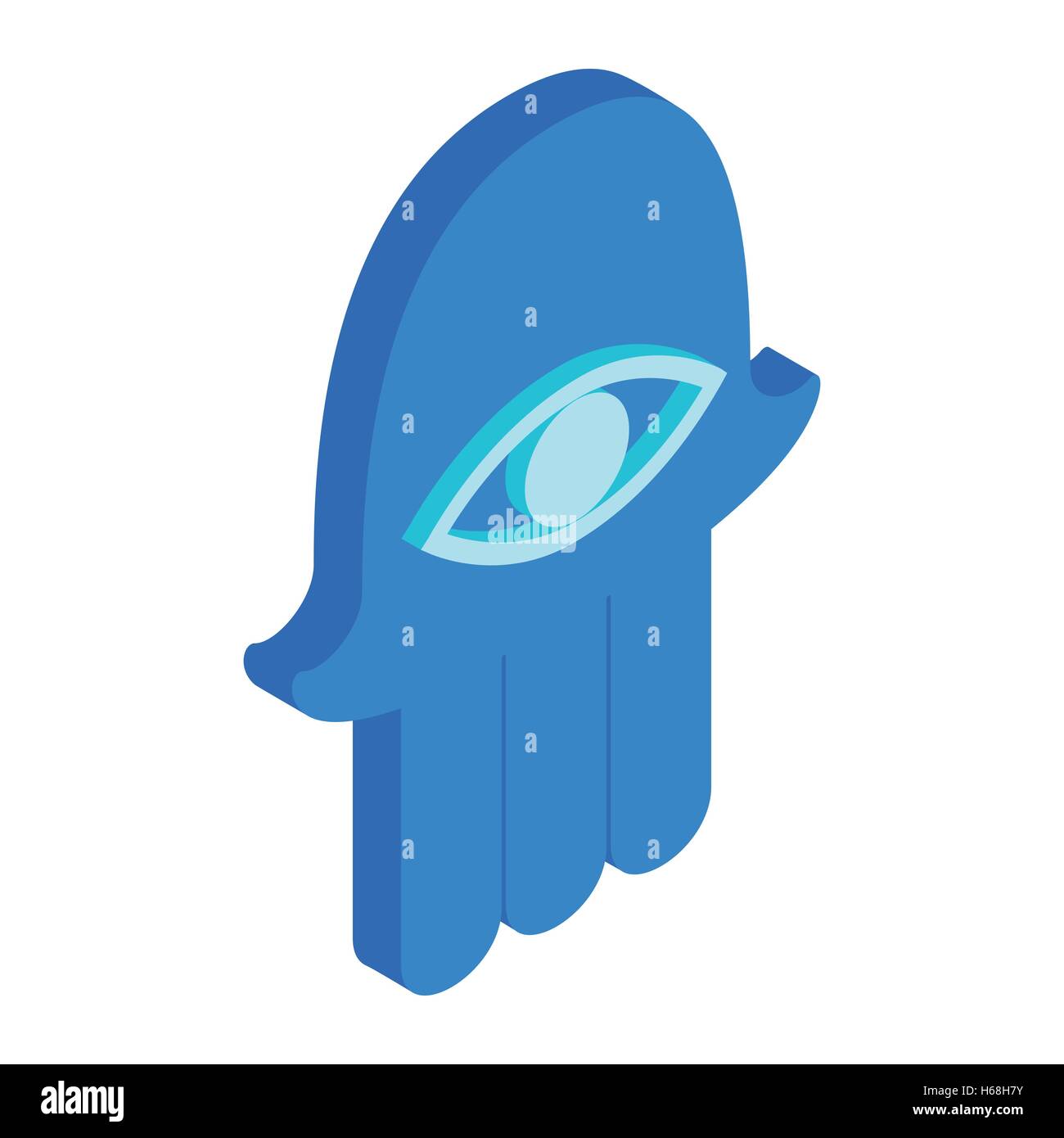 Eye on palm hand Cut Out Stock Images & Pictures - Alamy