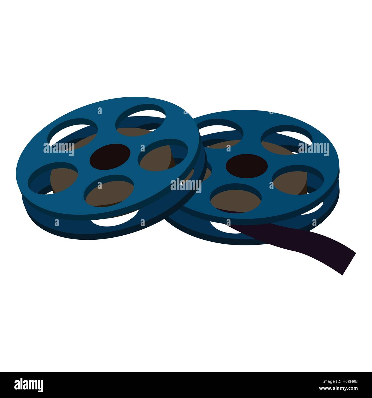 3d reels Stock Vector Images - Alamy