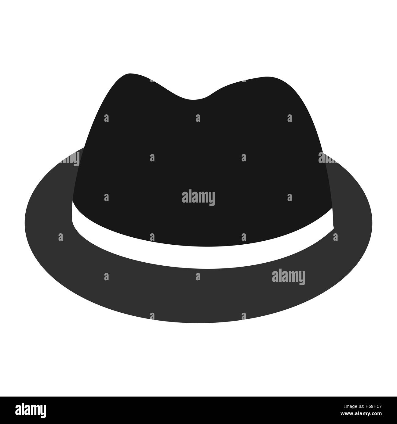 Retro business man top hat Stock Vector Images - Alamy