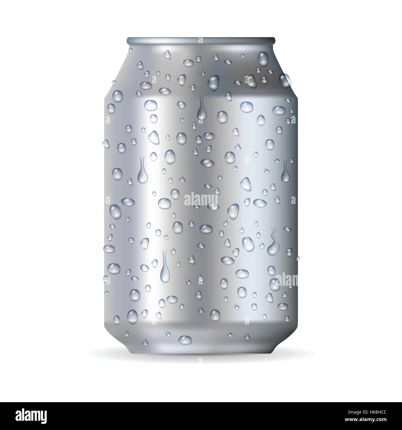 Big realistic can with drops Stock Vector Image & Art - Alamy