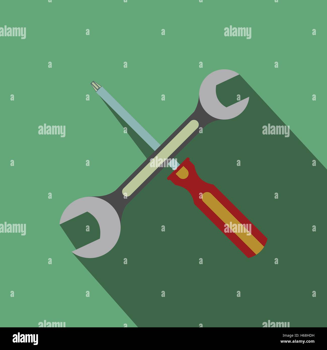 Screwdriver icon sign buttons Stock Vector Images - Alamy