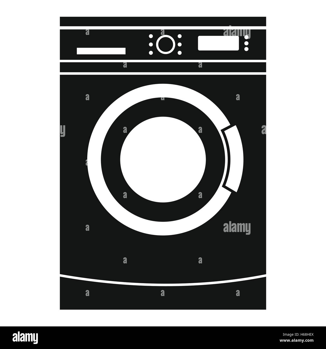 Washing machine front loader Stock Vector Images - Alamy