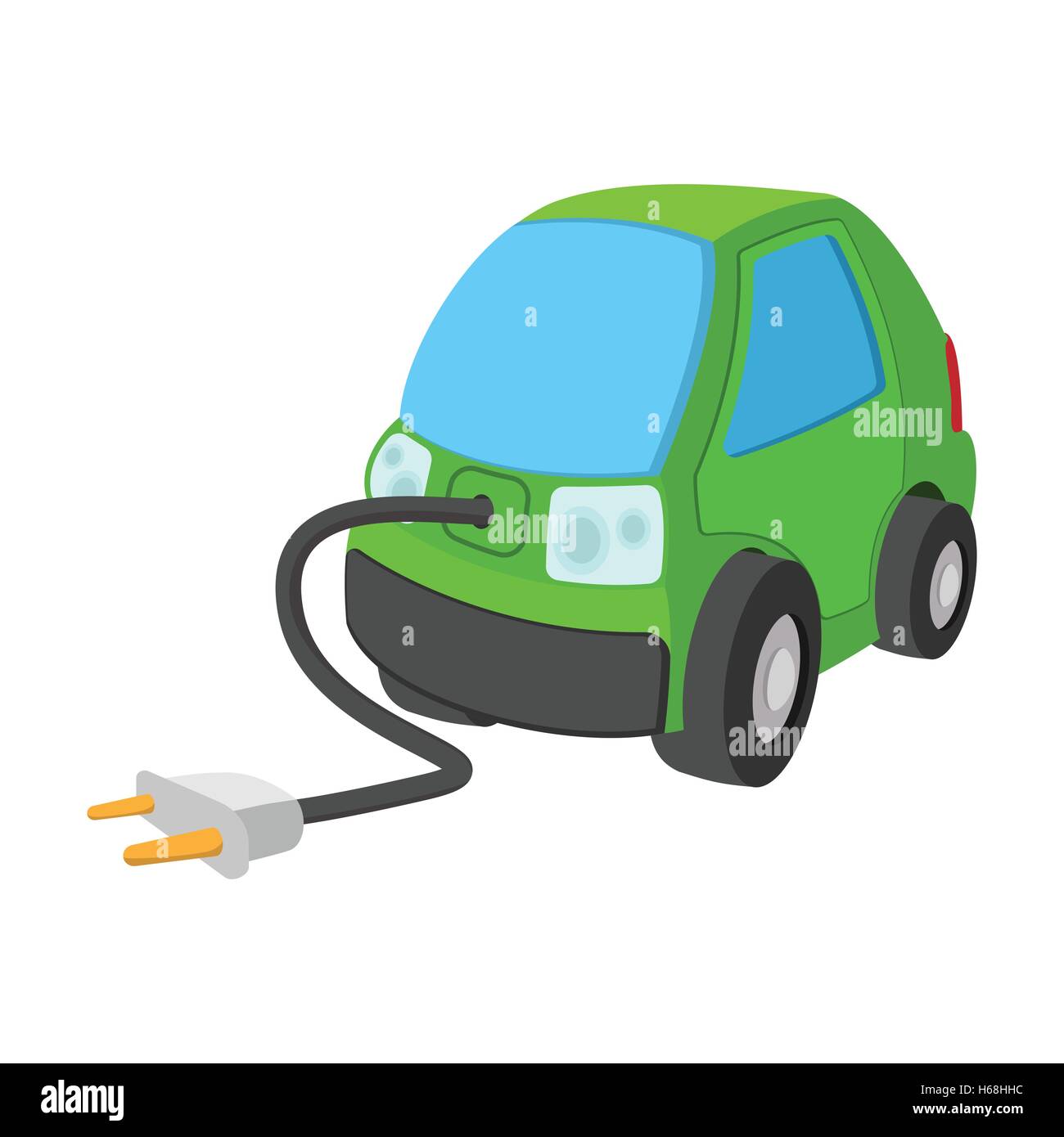 Electric car cartoon icon Stock Vector Image & Art - Alamy
