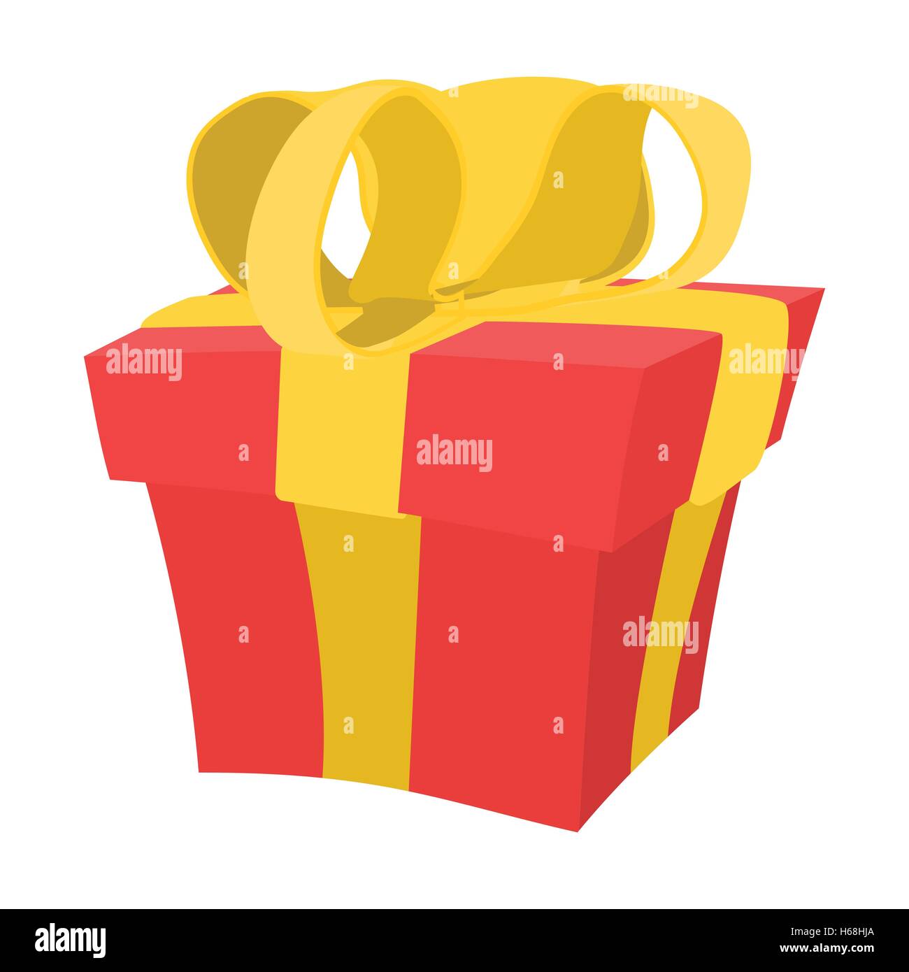 Gift box cartoon icon Stock Vector Image & Art - Alamy