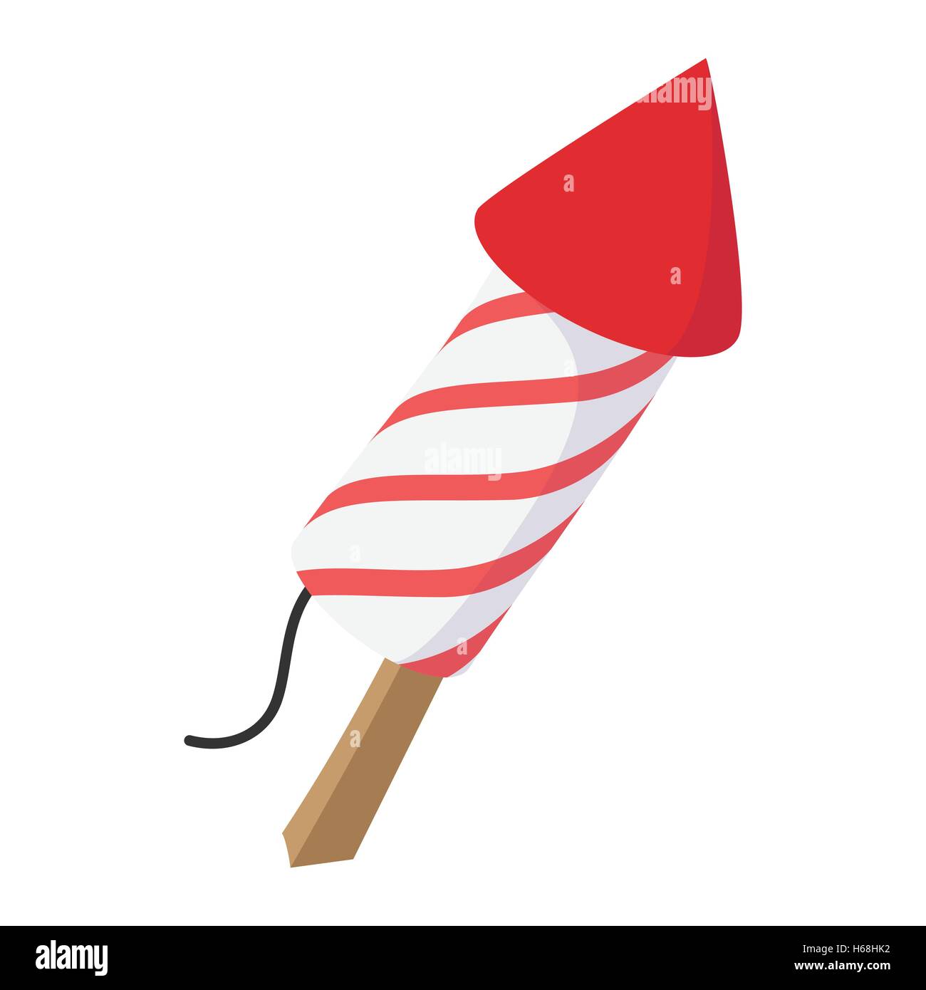 Cartoon fireworks Cut Out Stock Images & Pictures - Alamy