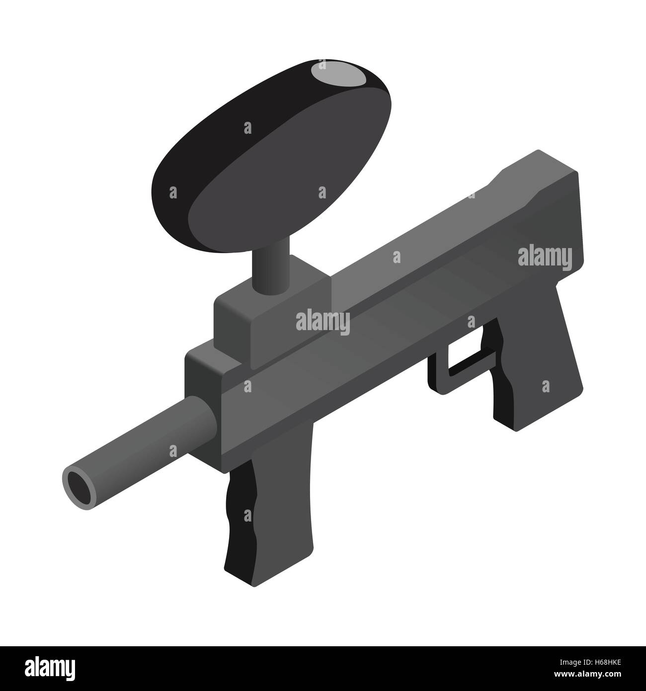 Paintball marker isometric 3d icon Stock Vector Image & Art - Alamy