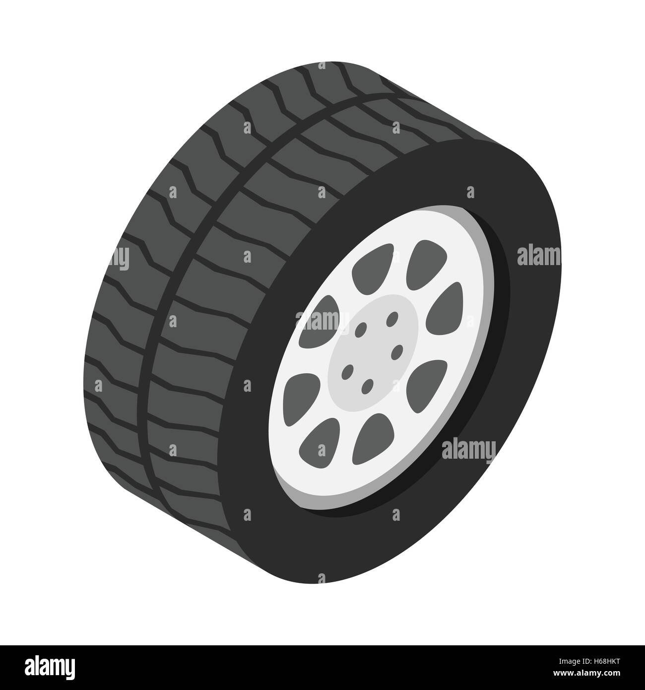 Isometric car tire service hi-res stock photography and images - Alamy