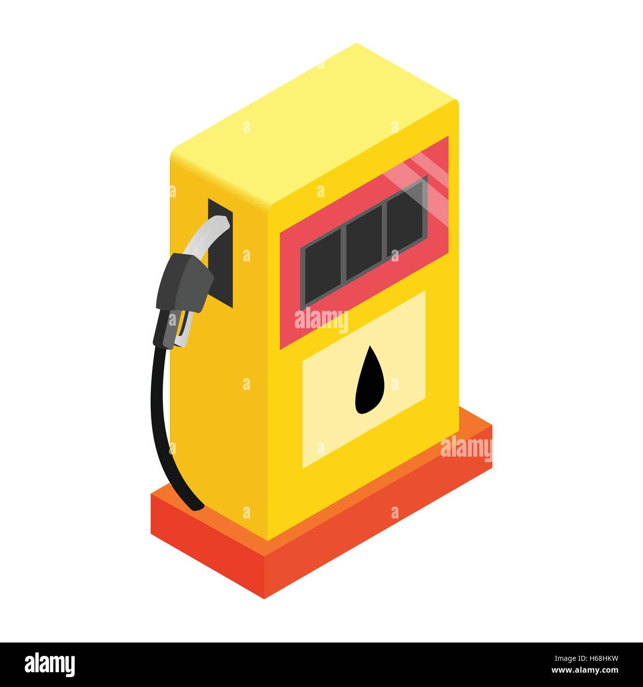 Gas station isometric 3d icon Stock Vector Image & Art - Alamy